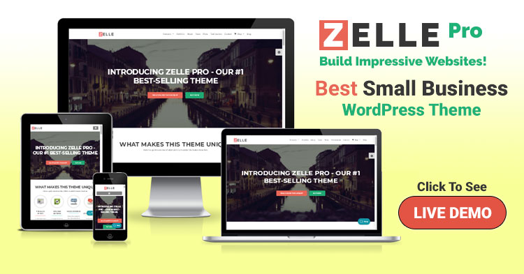 Zelle Pro (former Zerif Pro) Business WordPress Theme